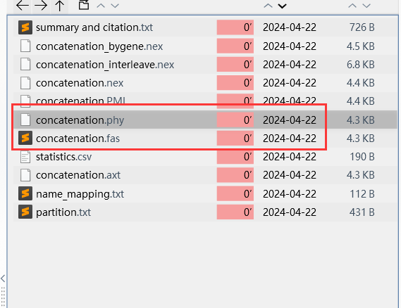 PhyloSuite使用教程 | Sunning's Blog